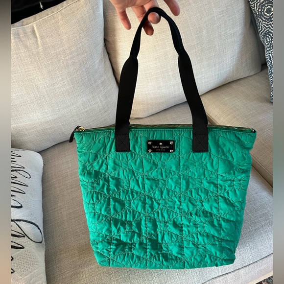 kate spade | Bags | Authentic Kate Spade Quilted Nylon Tote | Poshmark